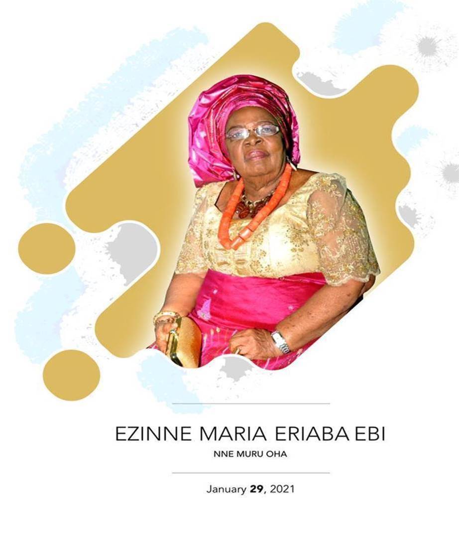 Ezinne Maria Ebi’s Burial Holds January 29, 2021 - SuperNewsng