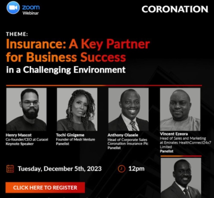 Coronation Insurance Holds Webinar On Insurance: A Key Partner for ...